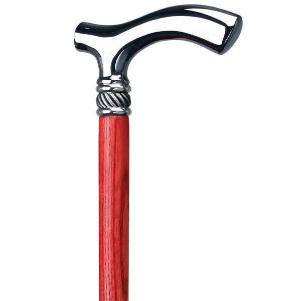 Red Slim Line Chrome Plated Fritz Walking Cane | Fashionable Canes ...